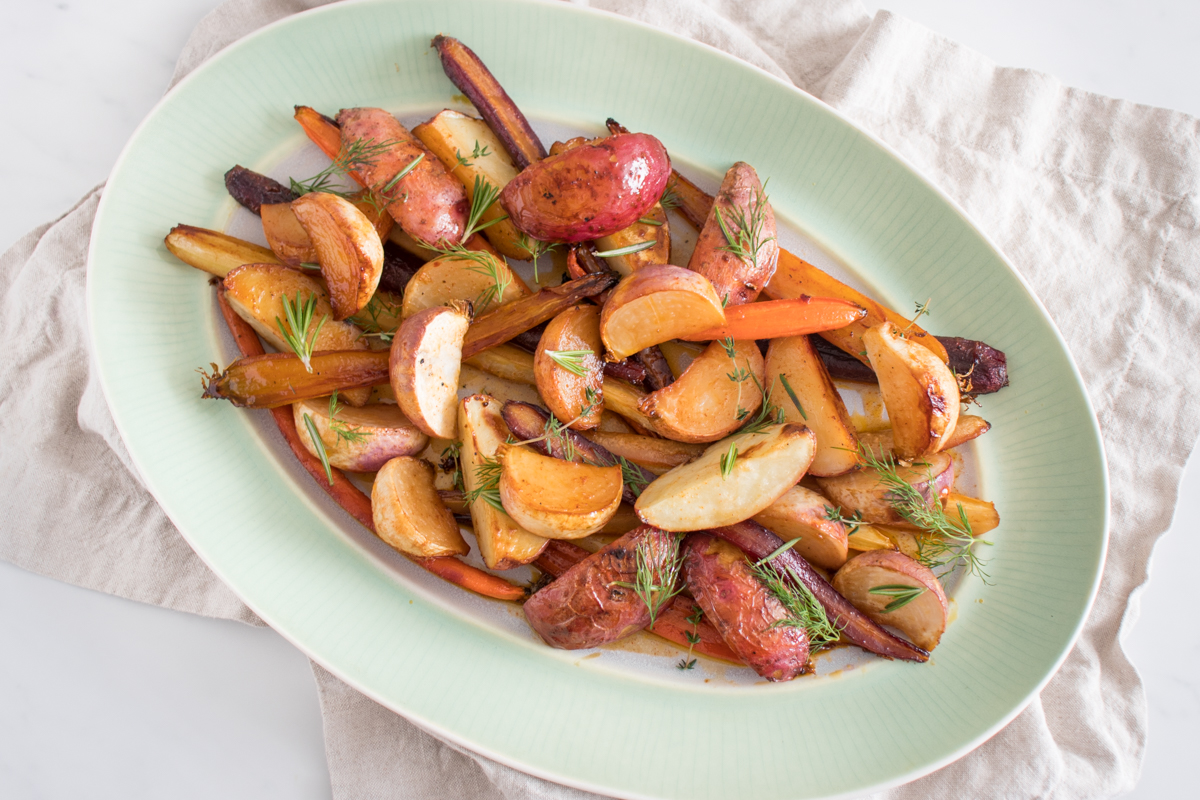 Garlic & Herb Roasted Root Vegetables - MillPress Imports